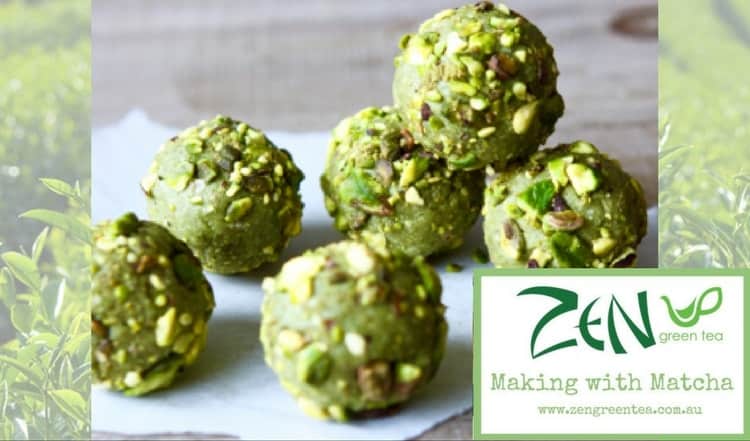 Pistachio & Matcha Bliss Ball Recipe – Zen Green Tea